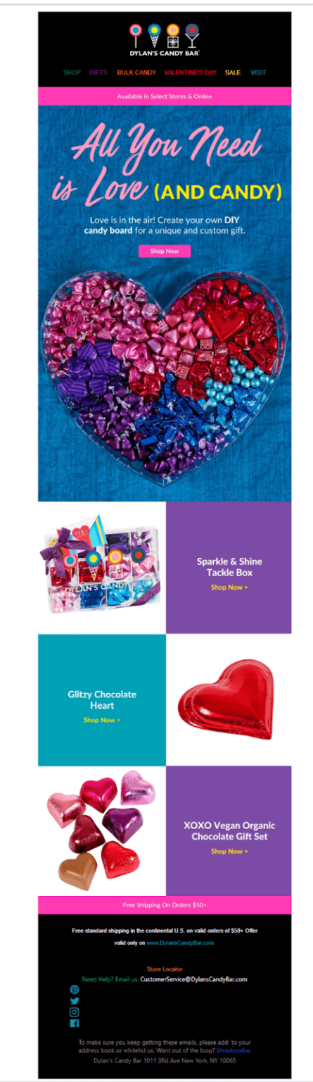 52 Valentine’s Day Email Ideas, Examples, and Tips