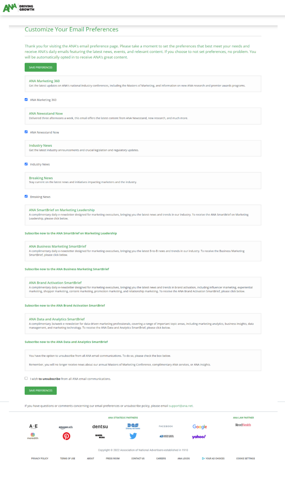 Email Preference Center: How To, Examples, and Best Practices