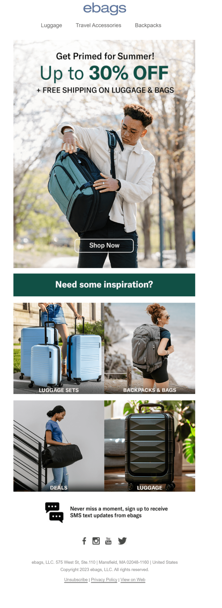 20+ Email examples to inspire your next seasonal sales campaign