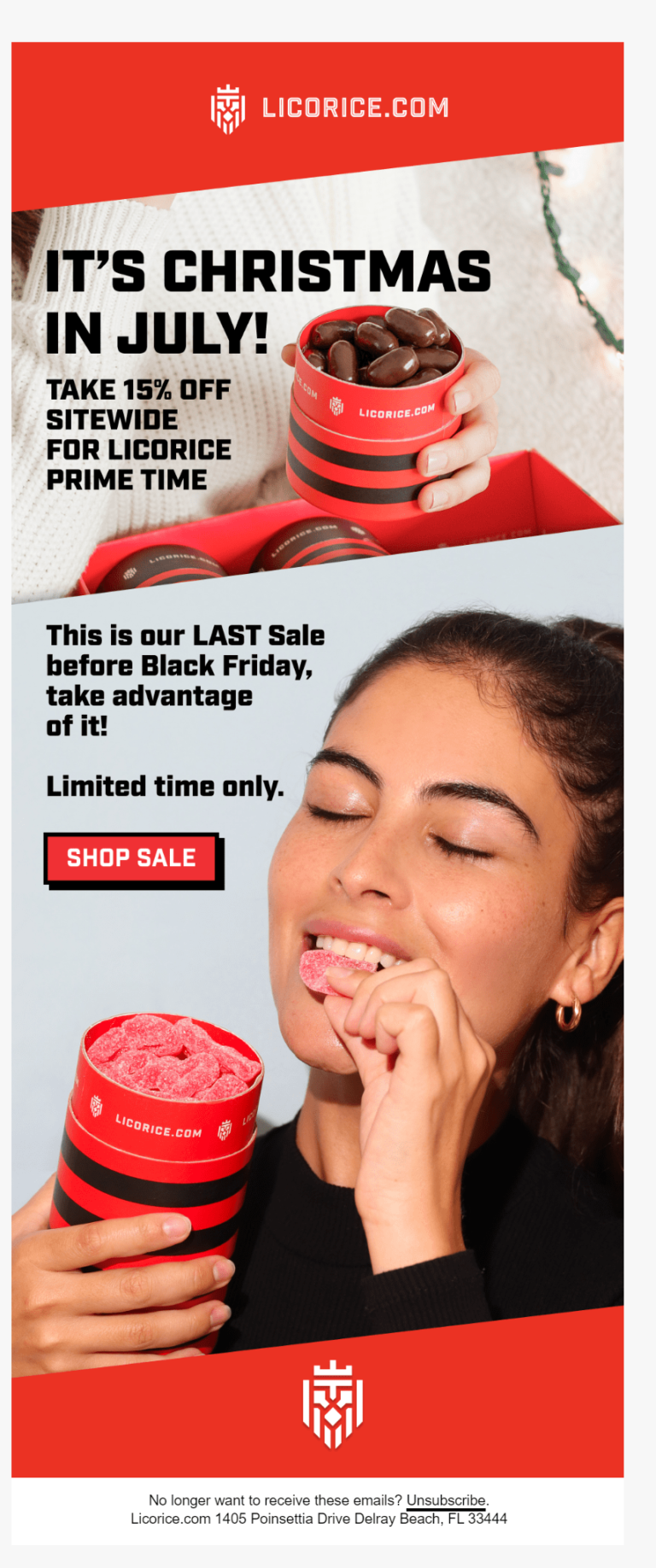 20+ Email examples to inspire your next seasonal sales campaign