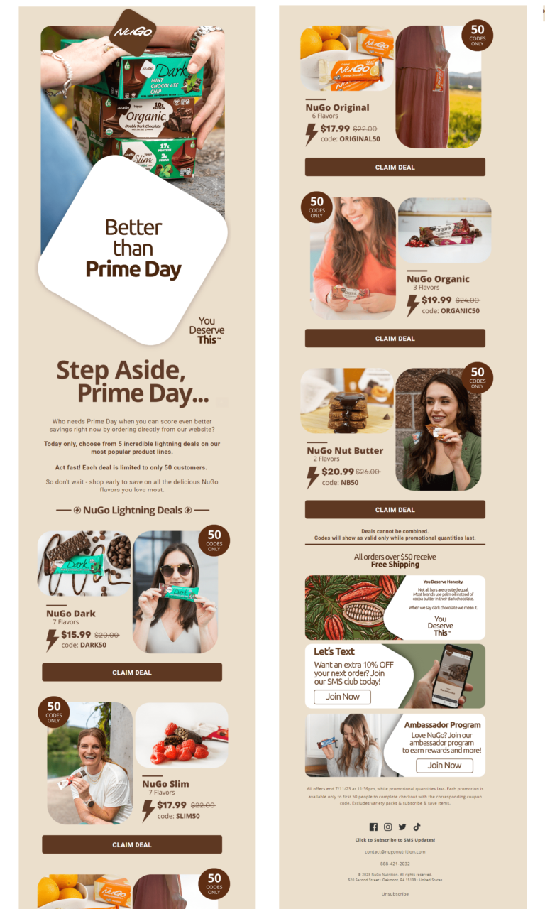 20+ Email examples to inspire your next seasonal sales campaign