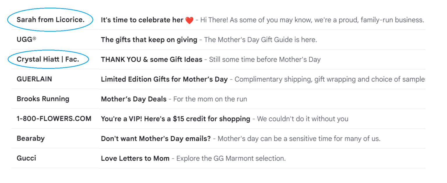 Mother's Day Email Examples (20+) for Copy & Design Inspiration