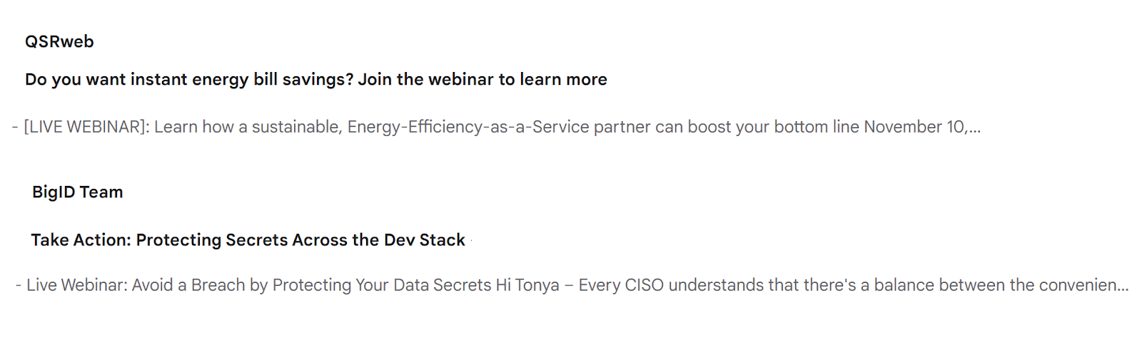 Email preview text: how to write actionable text and best practices